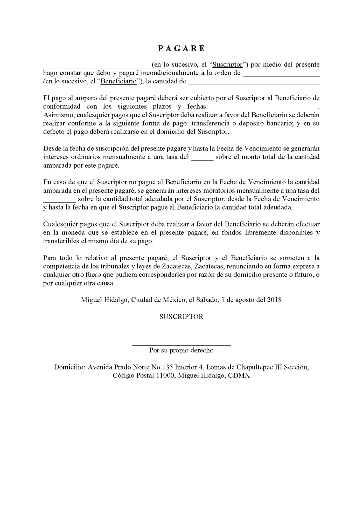 Pagaré: 5 datos que no deben faltar - ¿sabes si tu pagaré vale?